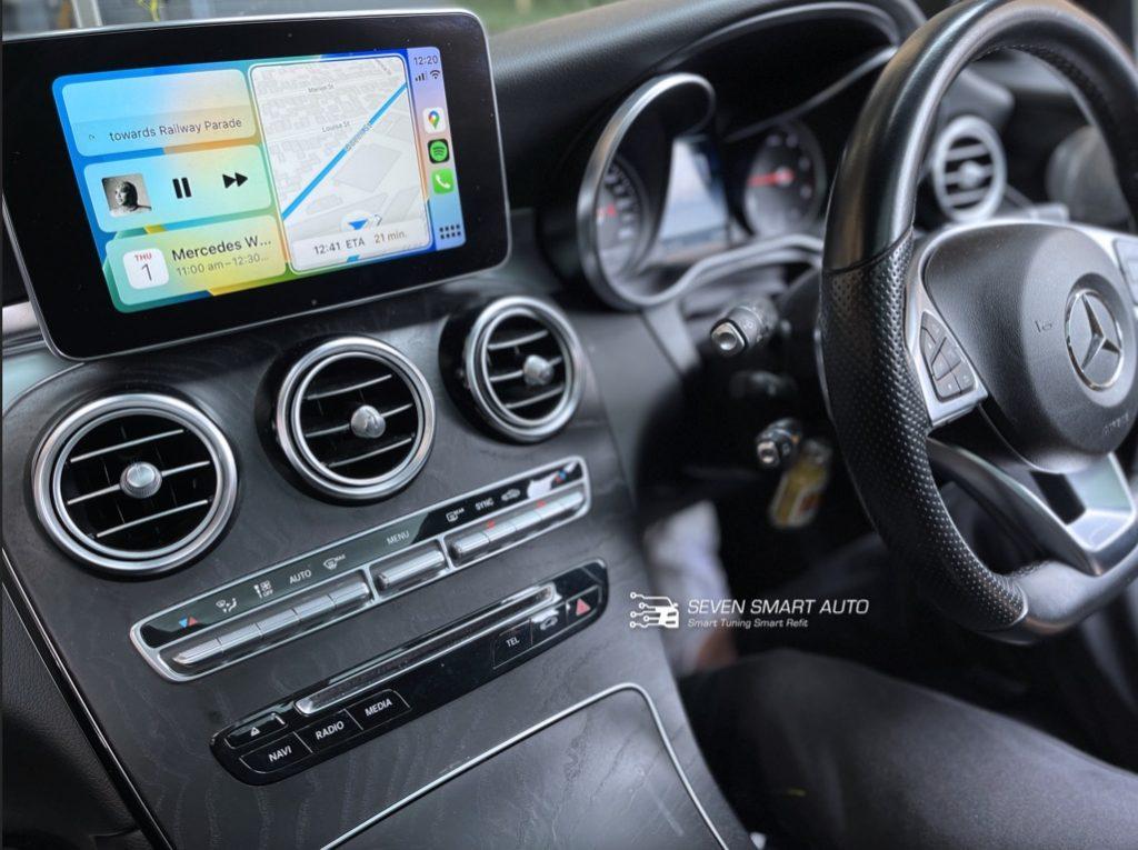 Mercedes C Class (W205) Wireless CarPlay & Android Auto Interface ...