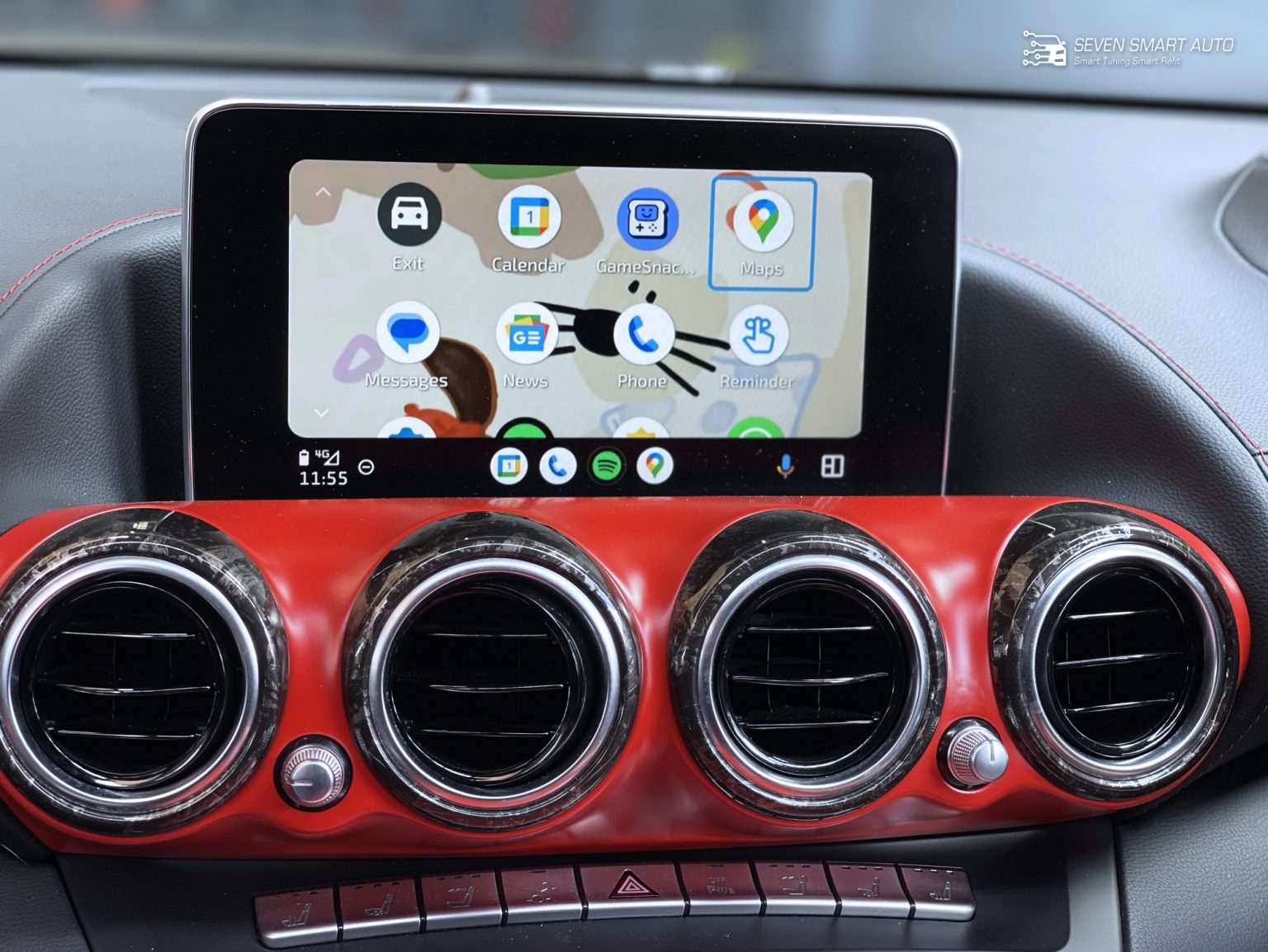Mercedes AMG GT (C190/R190) Wireless CarPlay & Android Auto Interface ...