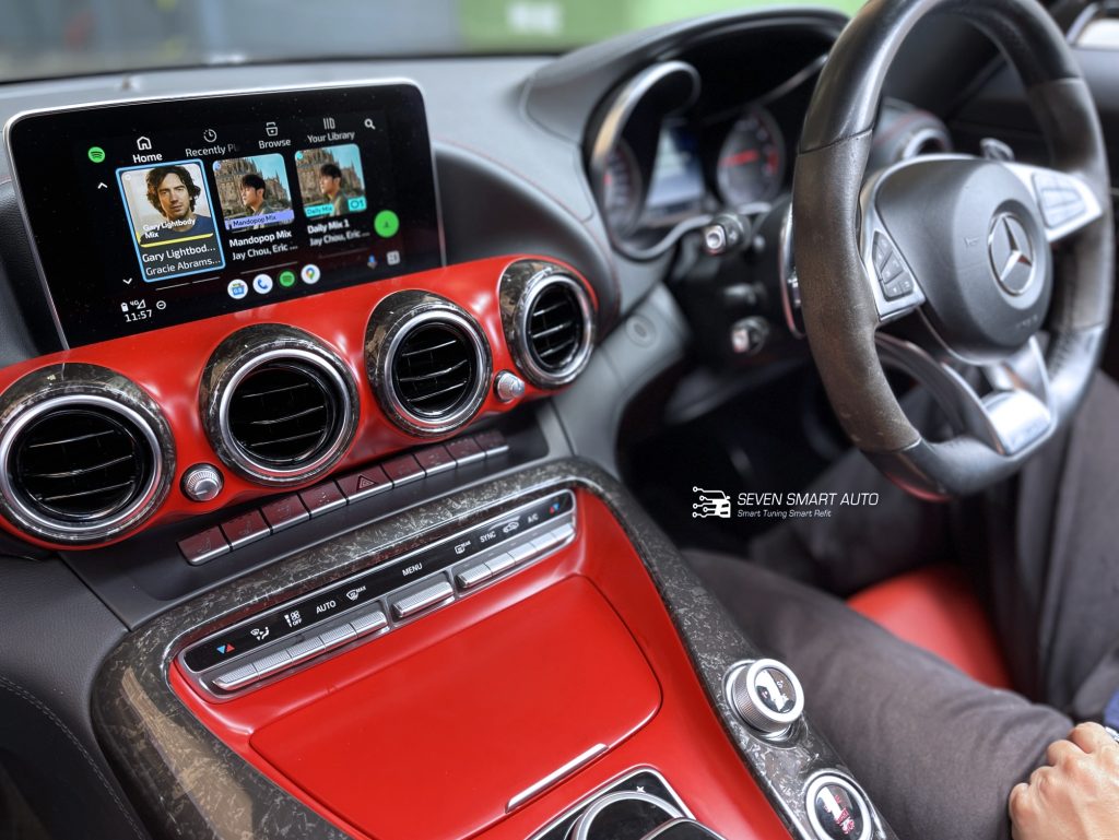 Mercedes AMG GT (C190/R190) Wireless CarPlay & Android Auto Interface ...