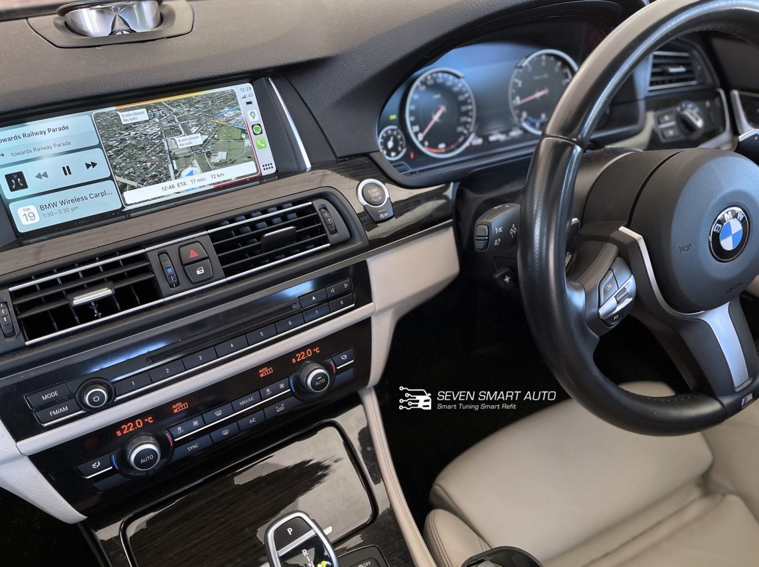 BMW 5 Series / M5 (F10/F11/F07) Wireless CarPlay & Android Auto ...