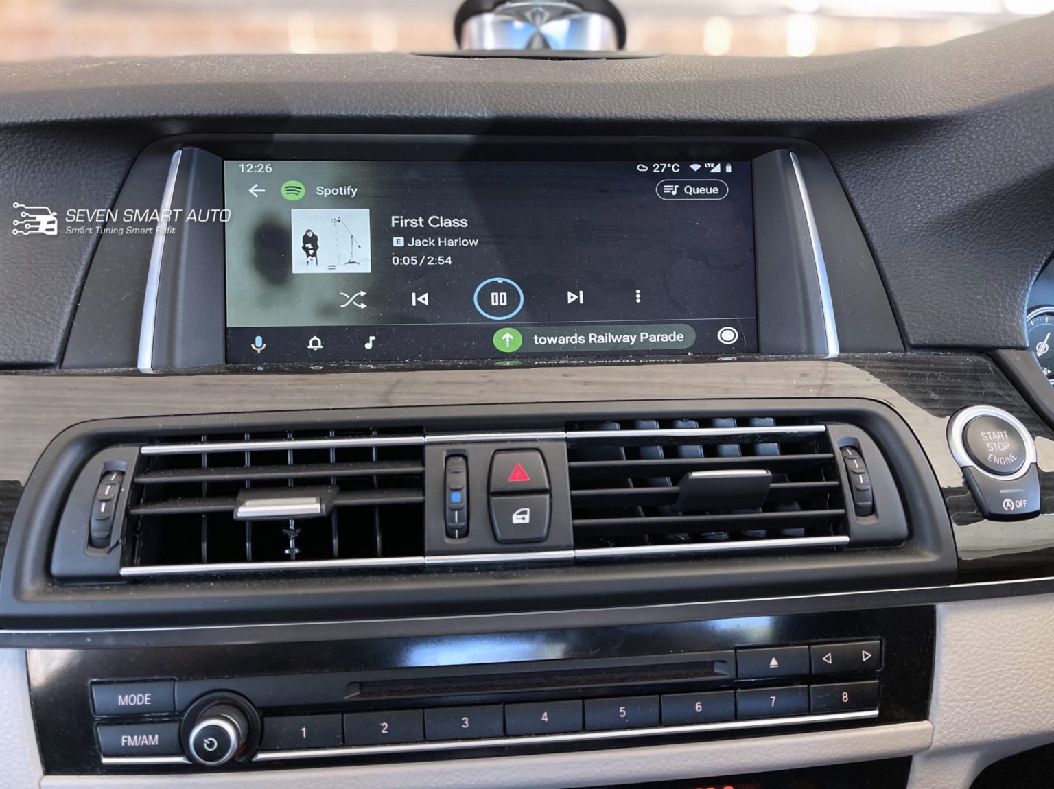 BMW 5 Series / M5 (F10/F11/F07) Wireless CarPlay & Android Auto ...