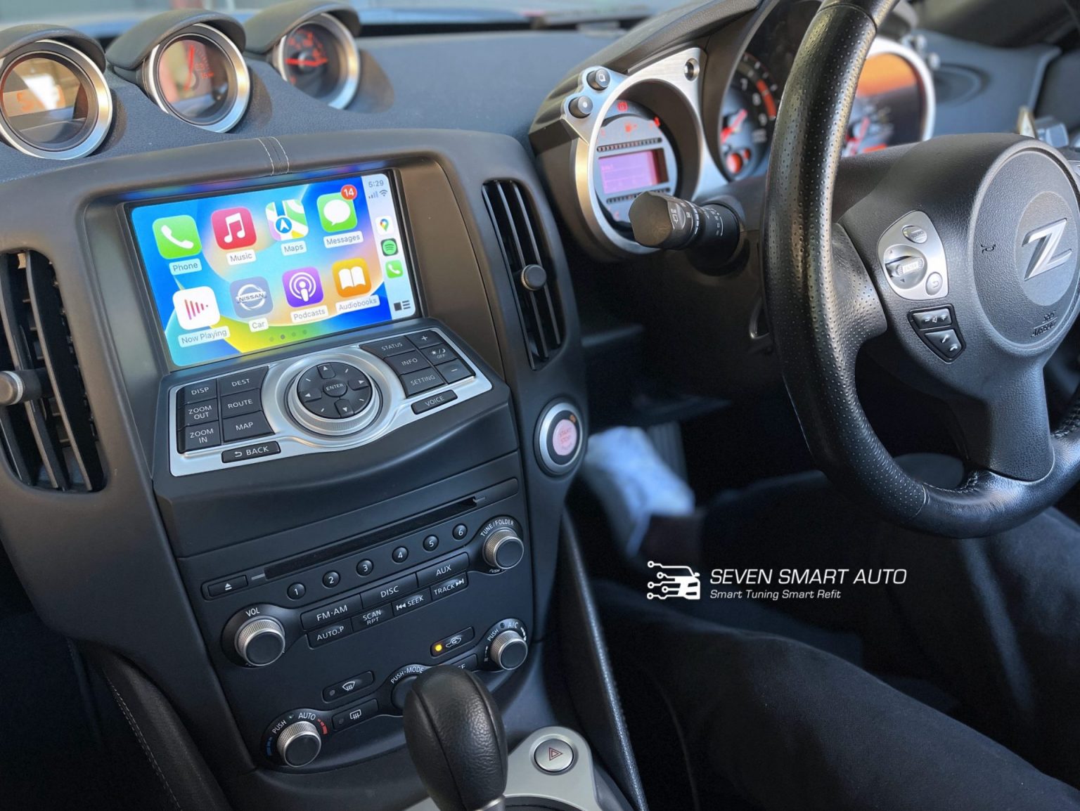 Nissan 370Z 11-20 Wireless CarPlay & Android Auto Interface - Seven ...