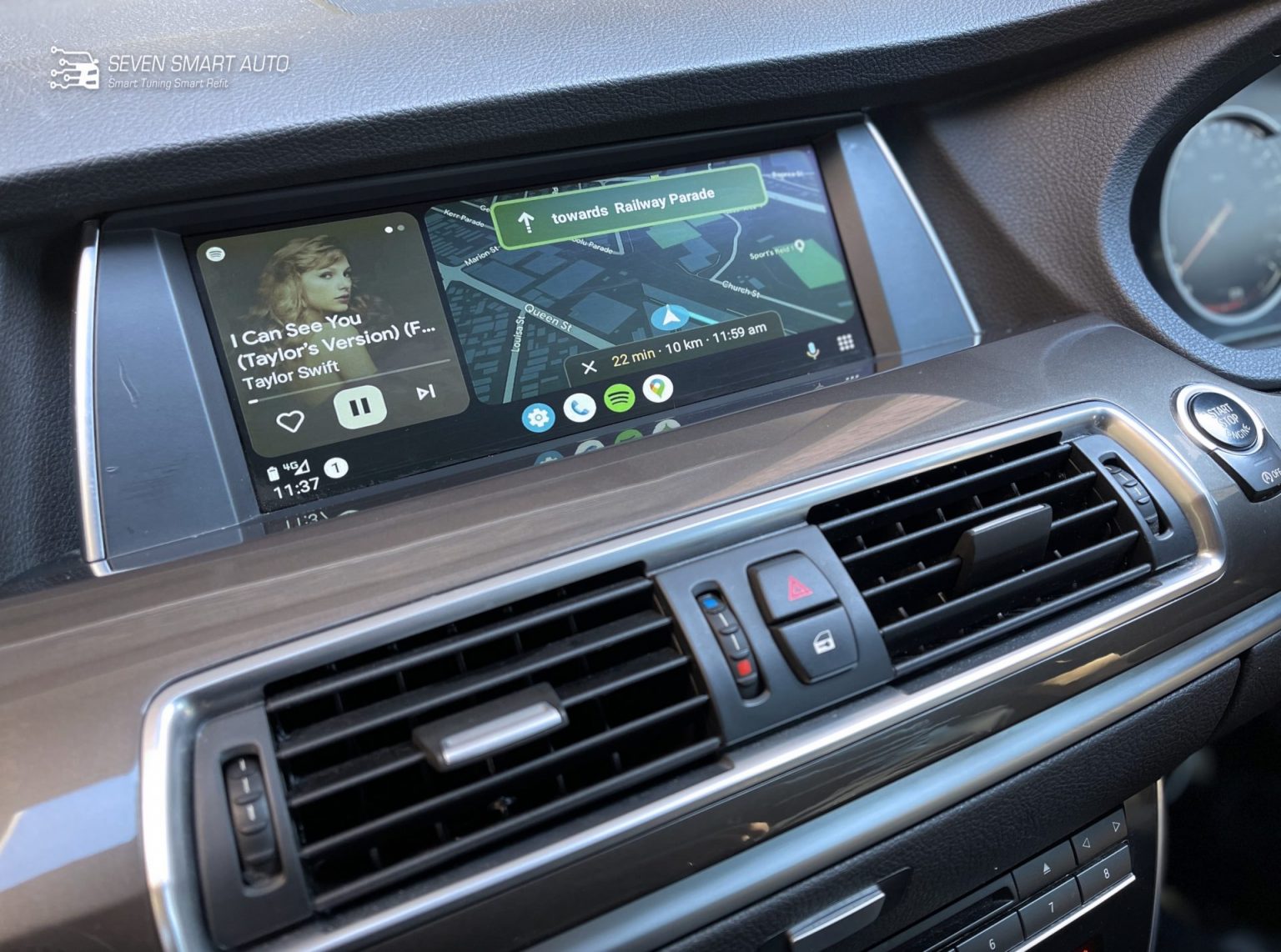 BMW 5 Series / M5 (F10/F11/F07) Wireless CarPlay & Android Auto ...