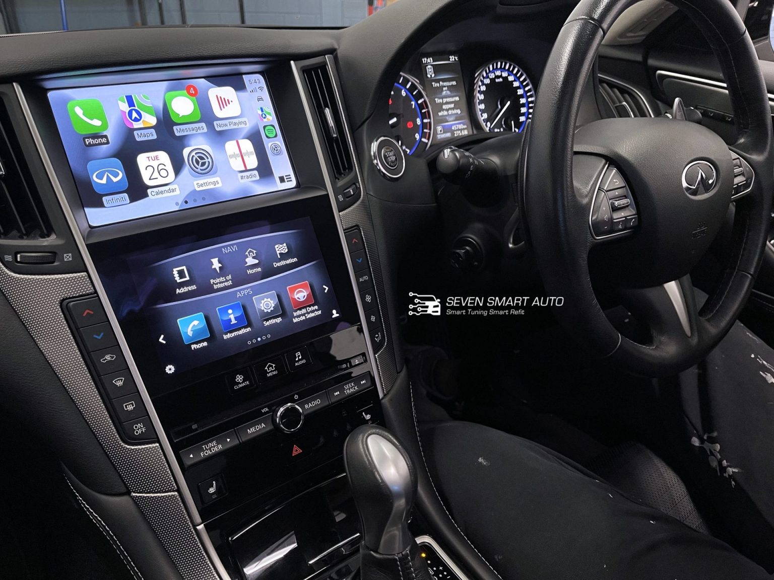 Infiniti Q50 / Q60 / QX50 Wireless CarPlay & Android Auto Interface ...