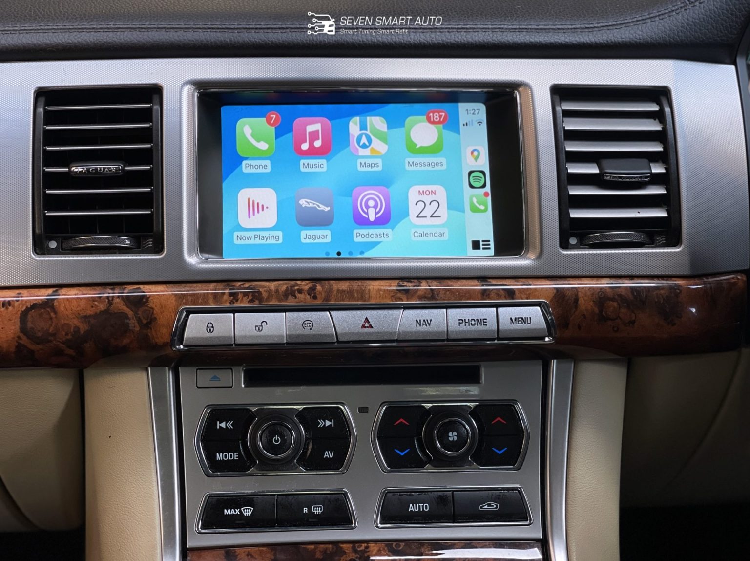 Jaguar XF Wireless CarPlay & Android Auto Interface | 2012–2015 - Seven ...