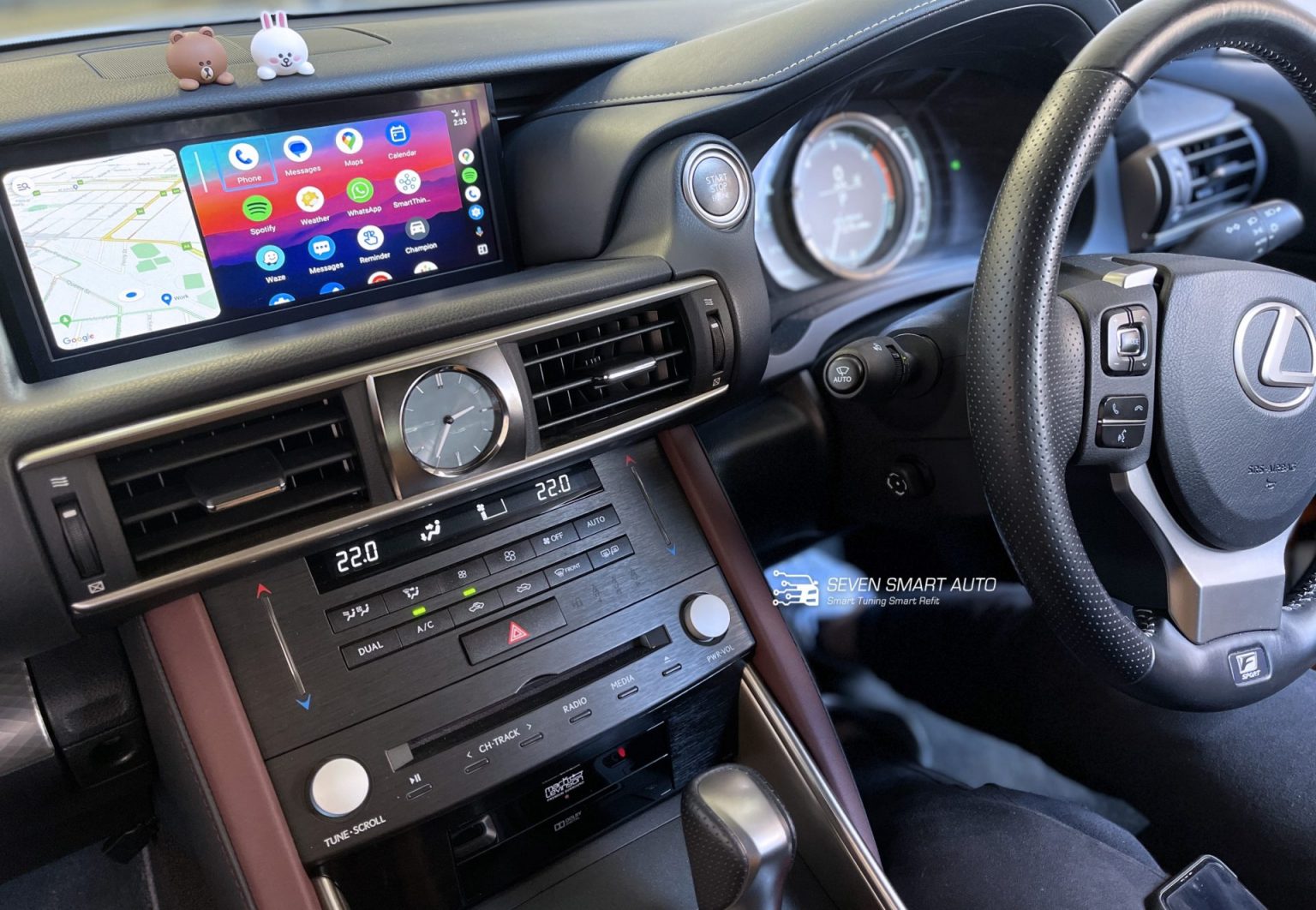 Lexus IS/LS/RC 16-20 Wireless CarPlay & Android Auto Interface - Seven ...