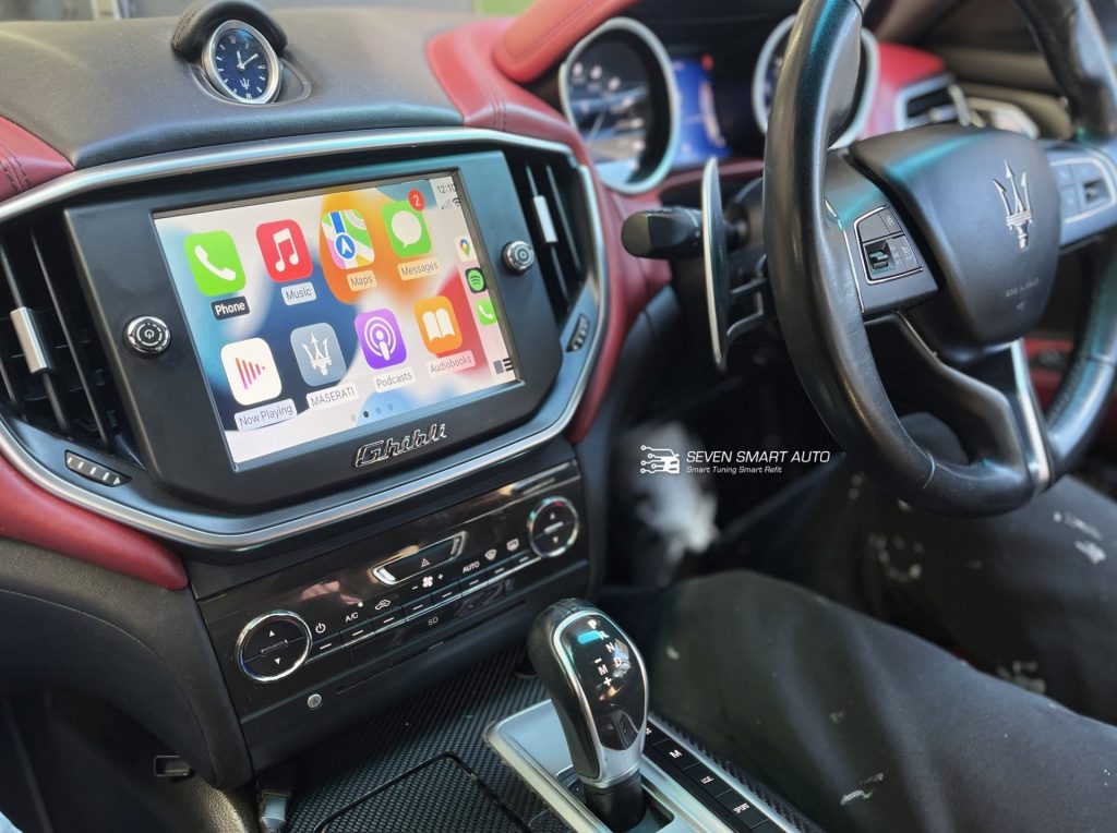 Maserati Ghibli 12-17 Wireless CarPlay & Android Auto Interface - Seven ...