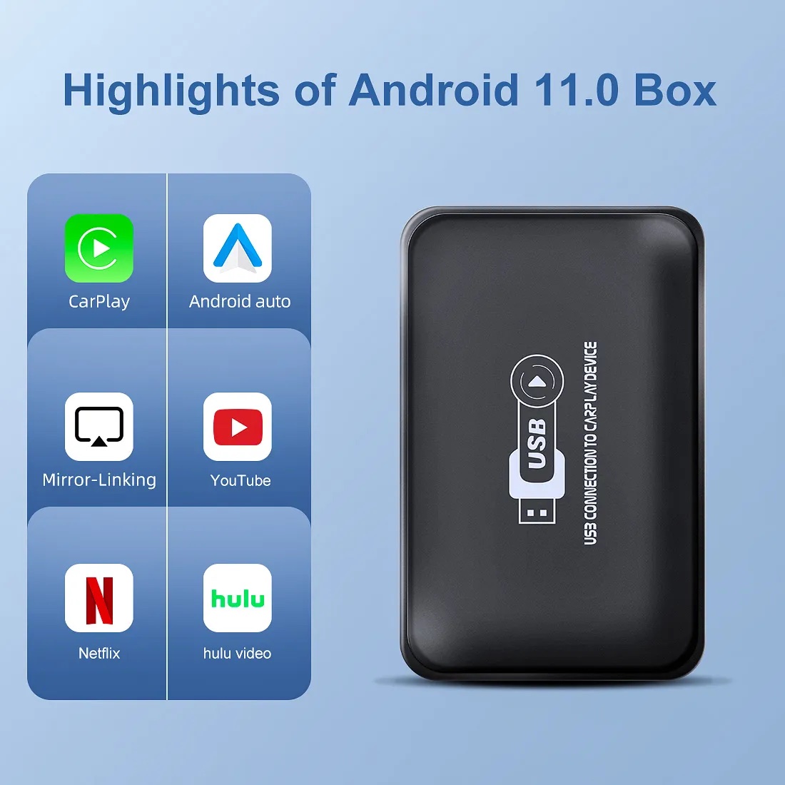 Wireless Carplay & Android Auto Dongle in Australia | Seven Smart Auto