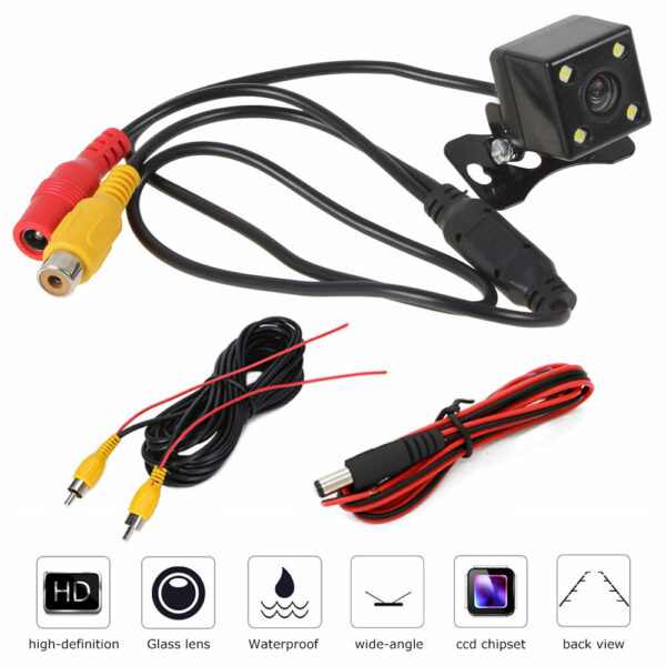 Universal Reverse Camera Set-5" Clip Over Display Night View CCD Camera ...