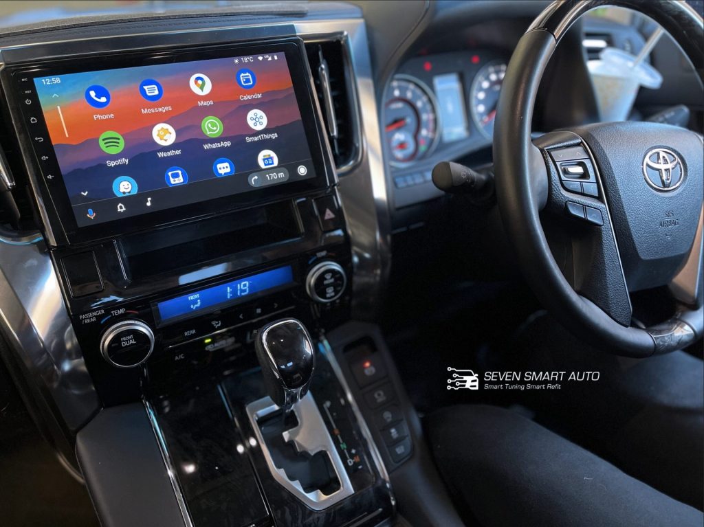 Nakamichi Toyota Alphard/Vellfire 15-19 Wireless CarPlay Android Auto Infotainment - Seven Smart ...