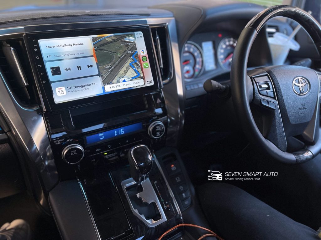 Nakamichi Toyota Alphard/Vellfire 15-19 Wireless CarPlay Android Auto Infotainment - Seven Smart ...