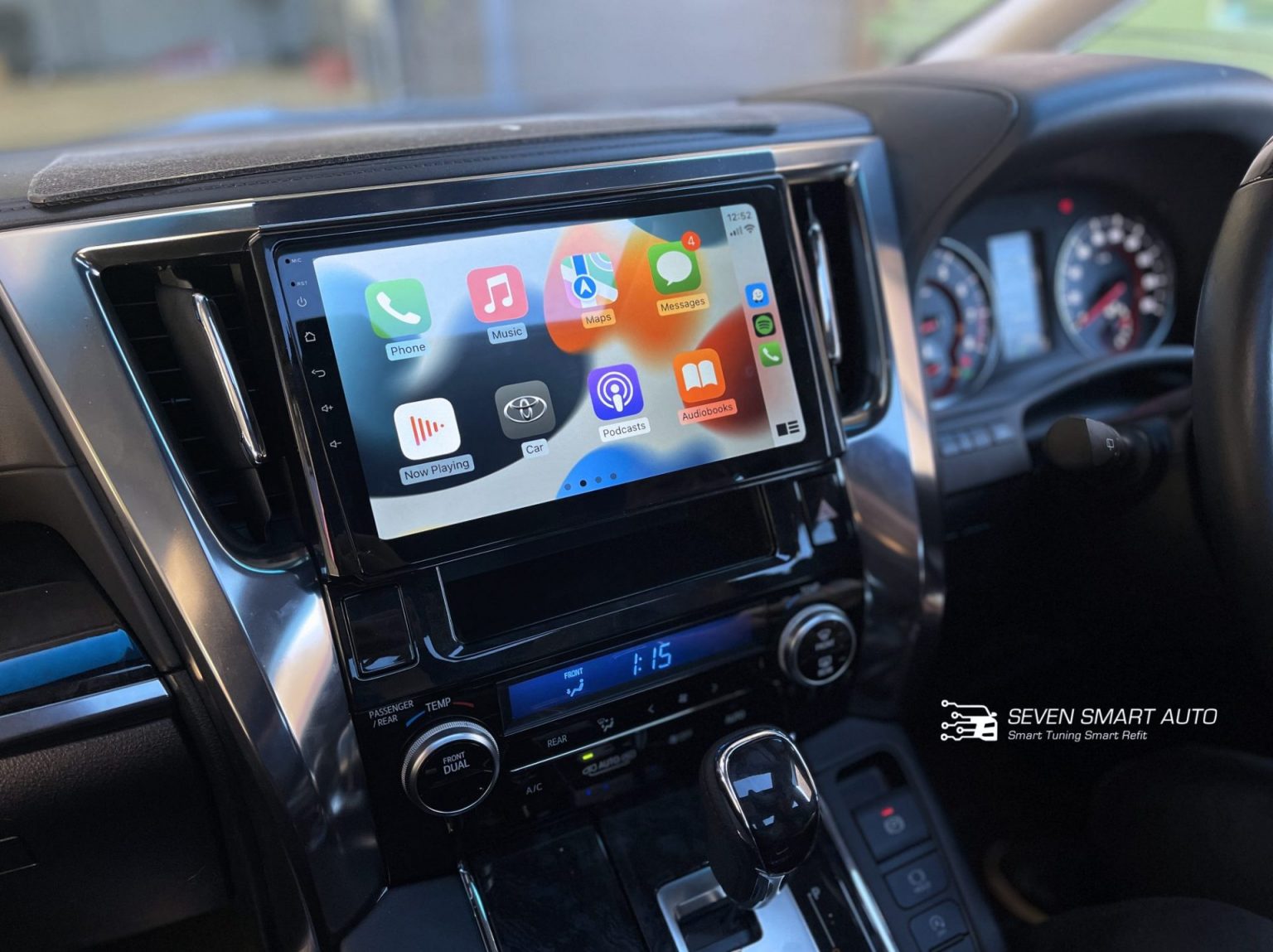 Nakamichi Toyota Alphard/Vellfire 15-19 Wireless CarPlay Android Auto Infotainment - Seven Smart ...