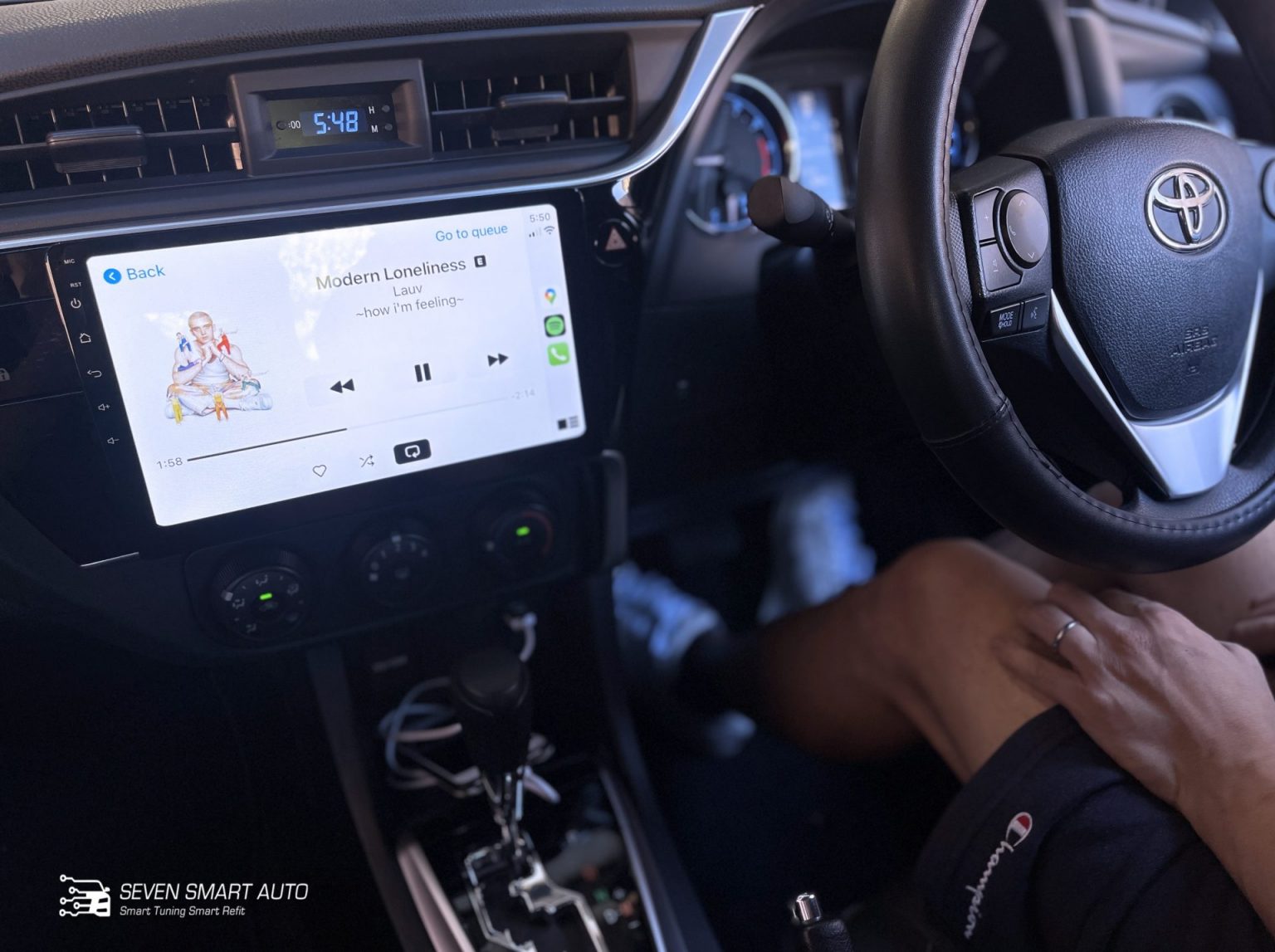Nakamichi Toyota Corolla Sedan 15-19 Infotainment Wireless CarPlay ...