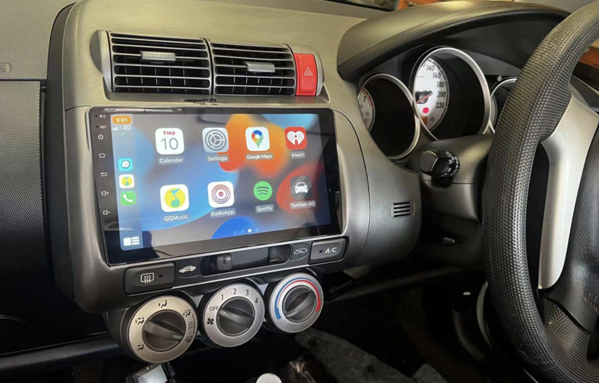 Honda Jazz/City 02-07 Wireless CarPlay Android Auto Stereo Replacement ...