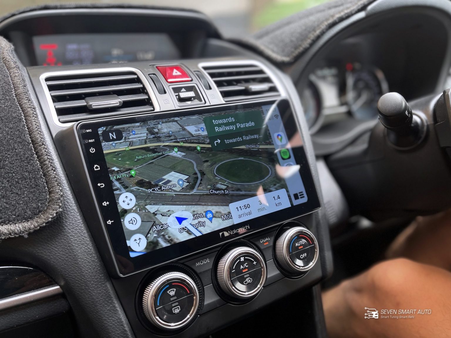 Nakamichi Subaru Forester/Impreza/XV/WRX 15-18 CarPlay Android Auto ...