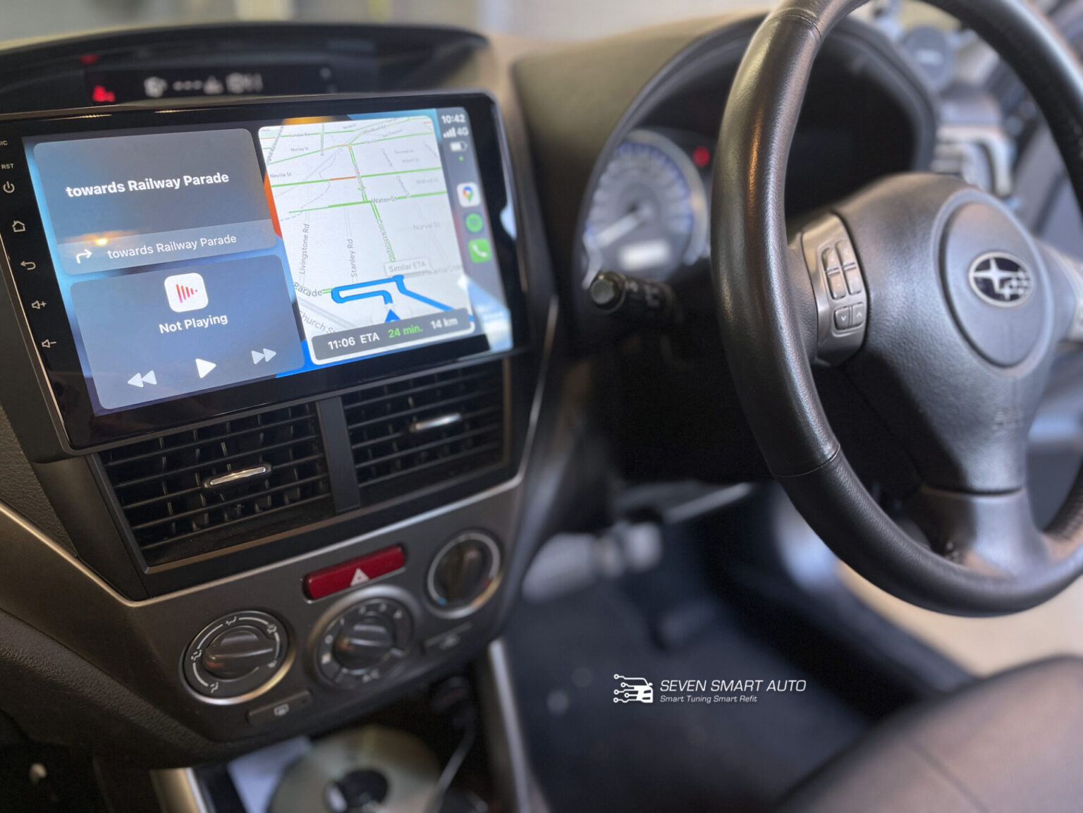 Nakamichi Subaru Forester/Impreza/WRX 07-12 CarPlay Android Auto ...