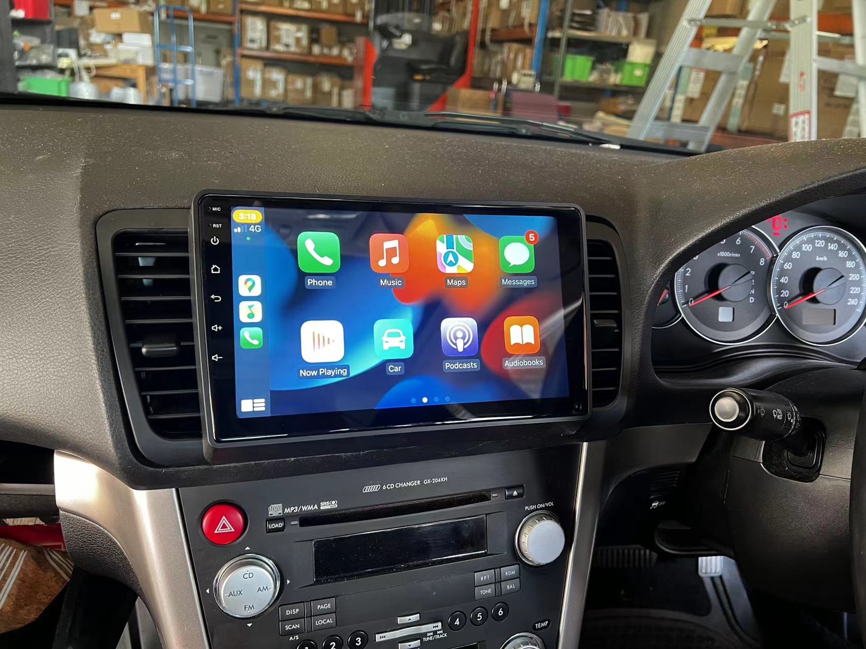 Nakamichi Subaru Liberty/Outback 03-09 Infotainment Wireless CarPlay ...