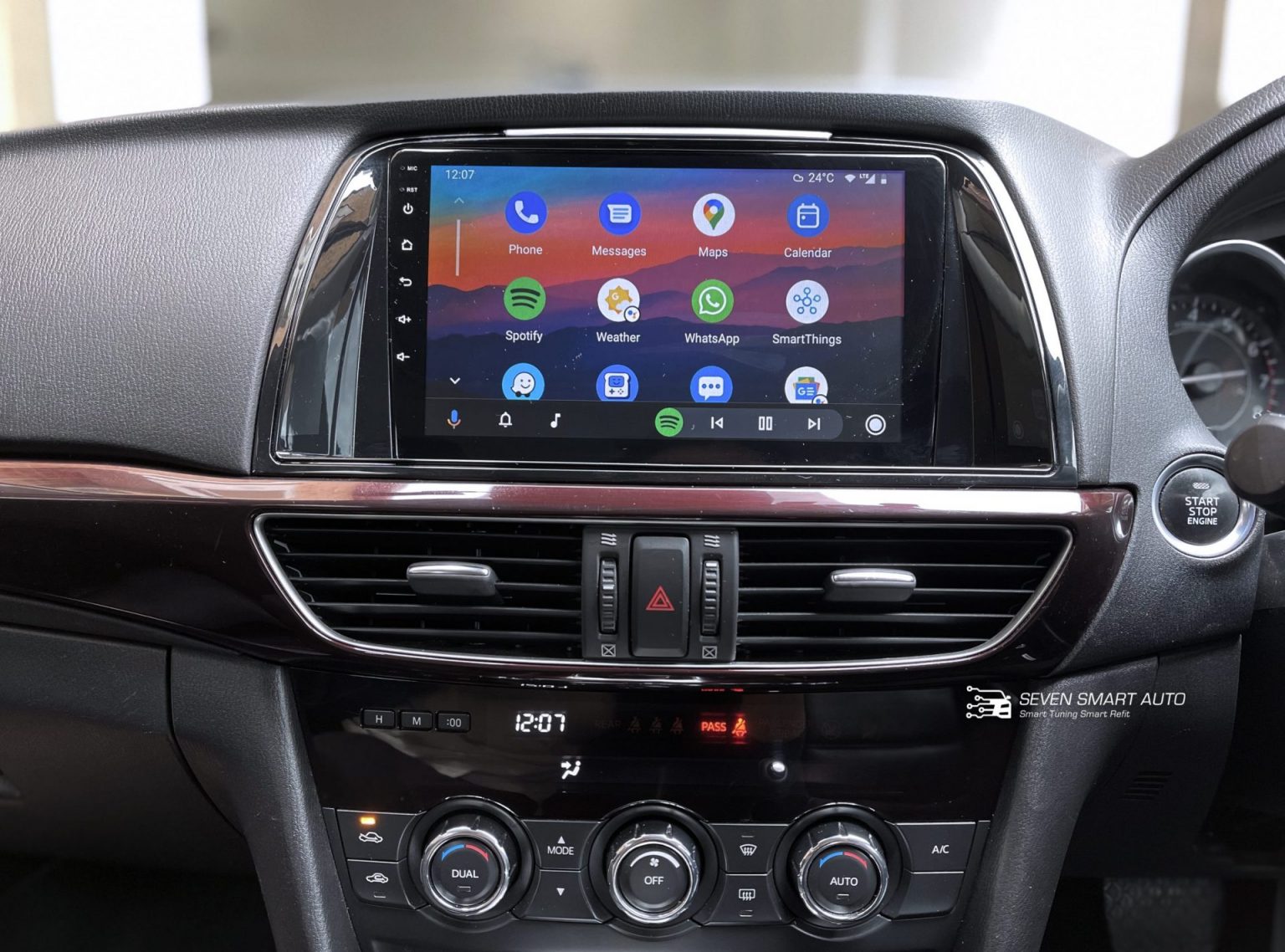 Nakamichi Mazda 6 2013 CarPlay Android Auto Infotainment System - Seven ...
