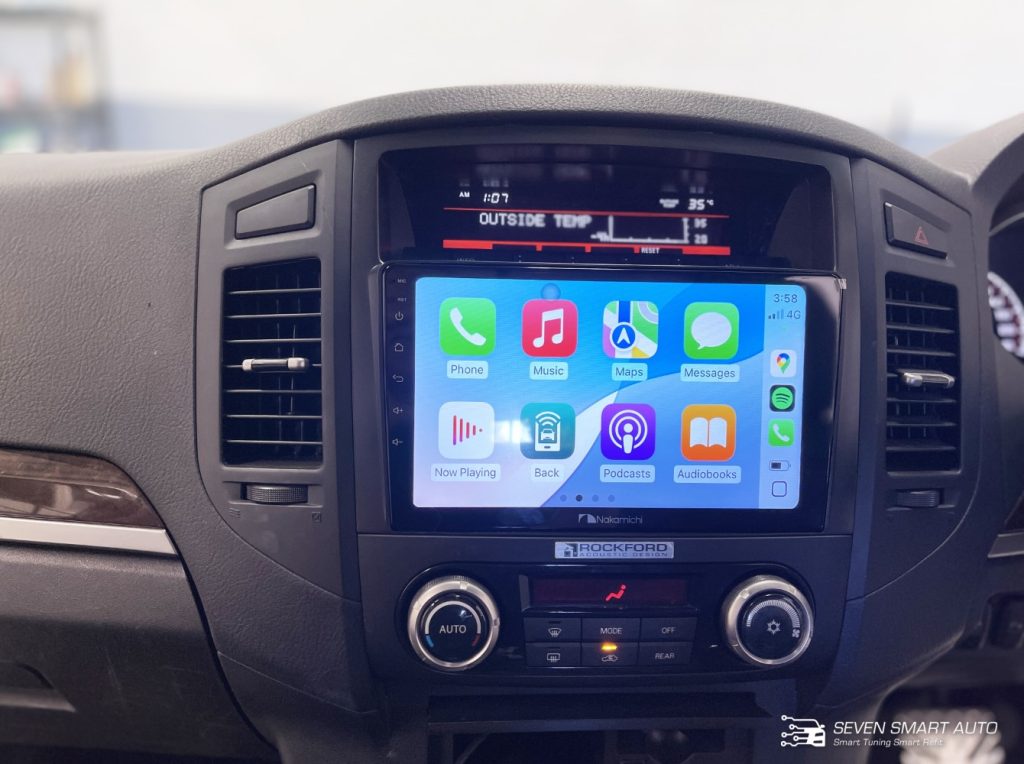 Nakamichi Mitsubishi Pajero 06-19 CarPlay Android Auto Infotainment ...