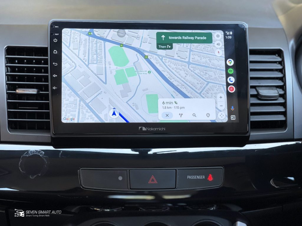 Nakamichi Mitsubishi Lancer 07-17 CarPlay Android Auto Infotainment ...