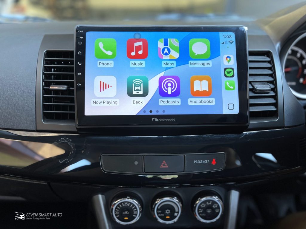 Nakamichi Mitsubishi Lancer 07-17 CarPlay Android Auto Infotainment ...