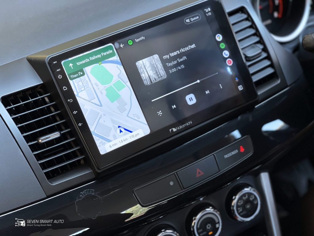 Nakamichi Mitsubishi Lancer 07-17 CarPlay Android Auto Infotainment ...
