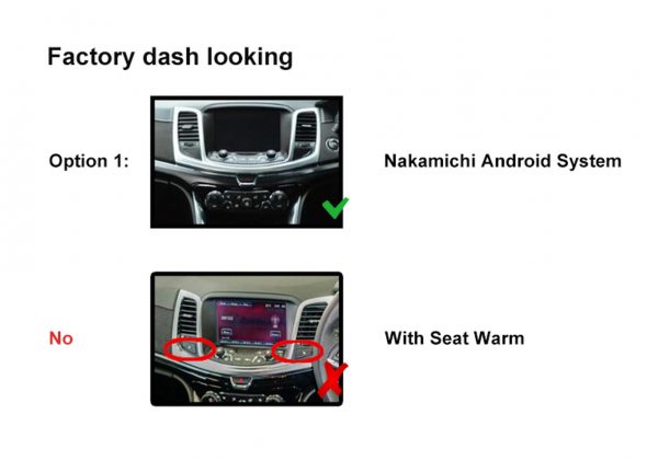 Nakamichi Holden Commodore VF 13-17 CarPlay Android Auto Infotainment ...