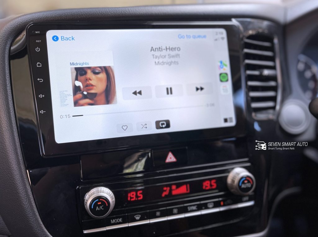 Nakamichi Mitsubishi Outlander 13-21 CarPlay Android Auto Infotainment ...