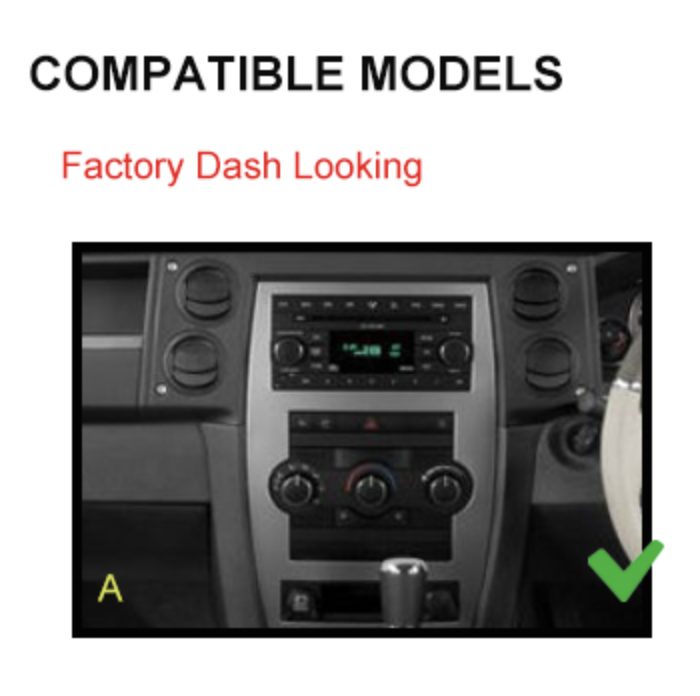 Jeep Commander 2008-2009 Wireless CarPlay Android Auto Stereo ...