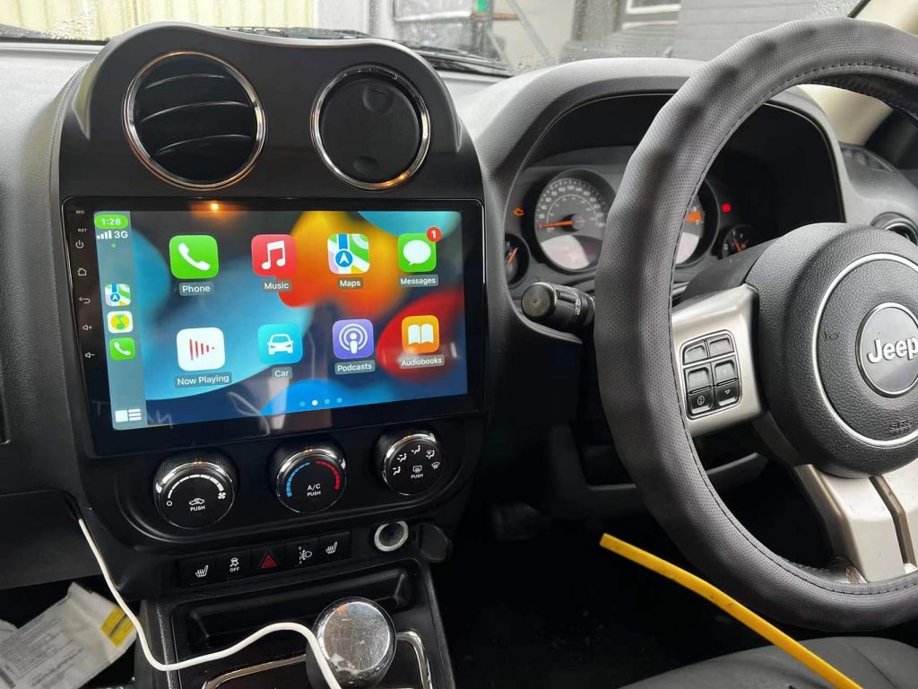 Nakamichi Jeep Compass 10-16 Infotainment Wireless CarPlay Android Auto ...