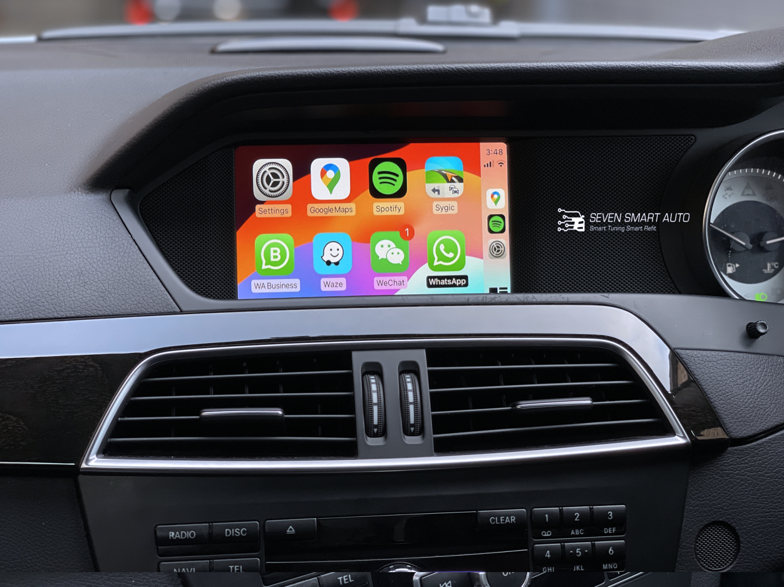 Mercedes C Class (W204) Wireless CarPlay & Android Auto Interface for ...