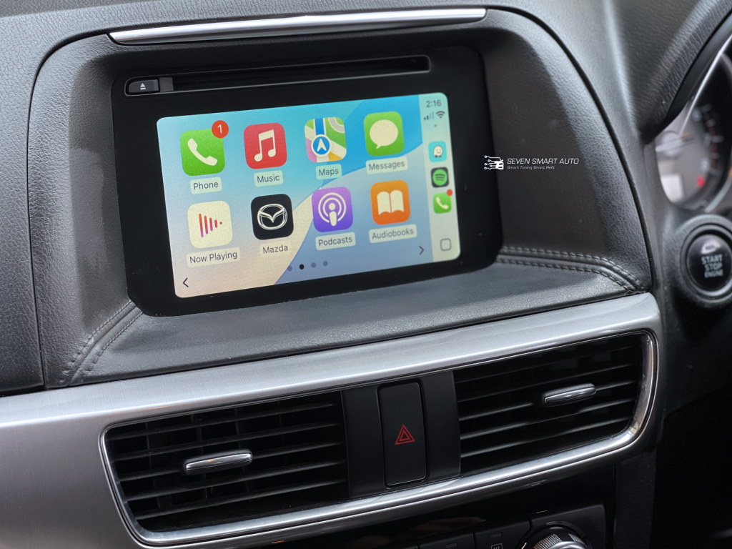 Mazda OEM USB Hub for Upgrade CarPlay & Android Auto - Seven Smart Auto