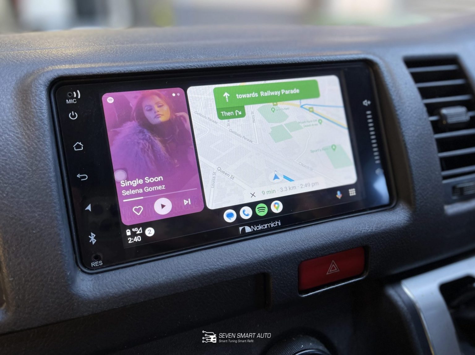 Nakamichi Toyota HiAce 05-18 Infotainment Wireless CarPlay Android Auto ...