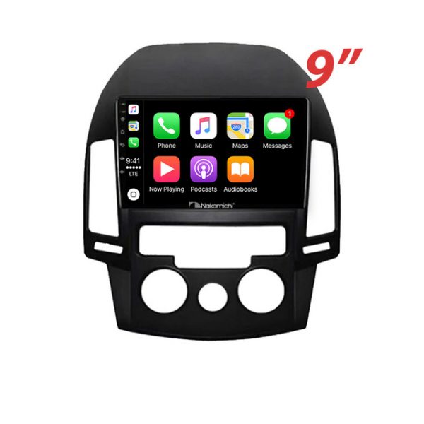 Nakamichi Hyundai i30 07-12 Manual A/C CarPlay Android Auto ...