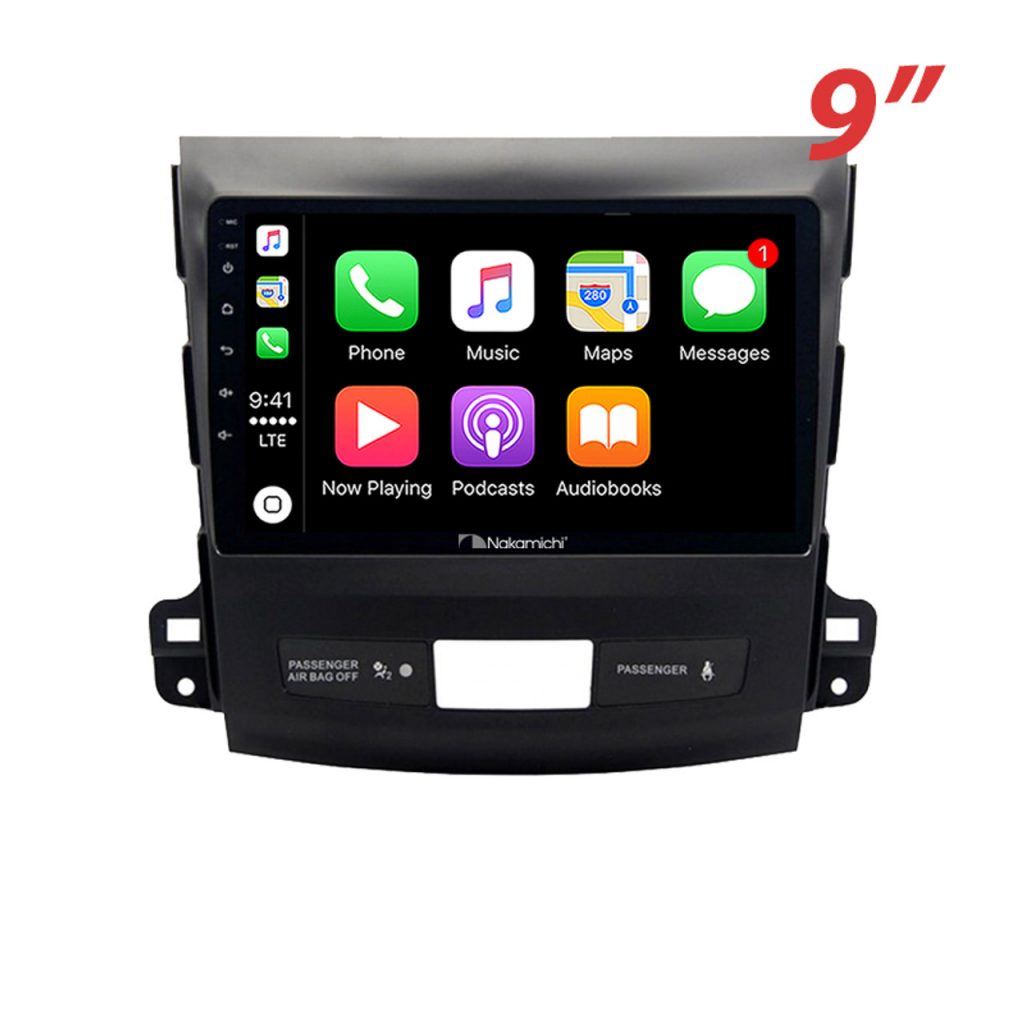 Nakamichi Mitsubishi Outlander 07-12 CarPlay Android Auto Infotainment ...