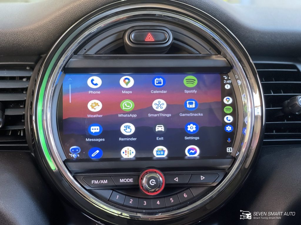 Mini F55/F56/F57 14-18 Infotainment Wireless CarPlay Android Auto ...