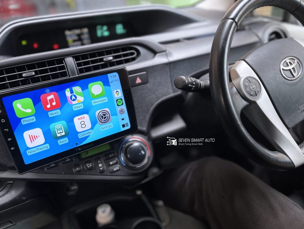 Nakamichi Toyota Prius C 12-19 Infotainment Wireless CarPlay Android ...