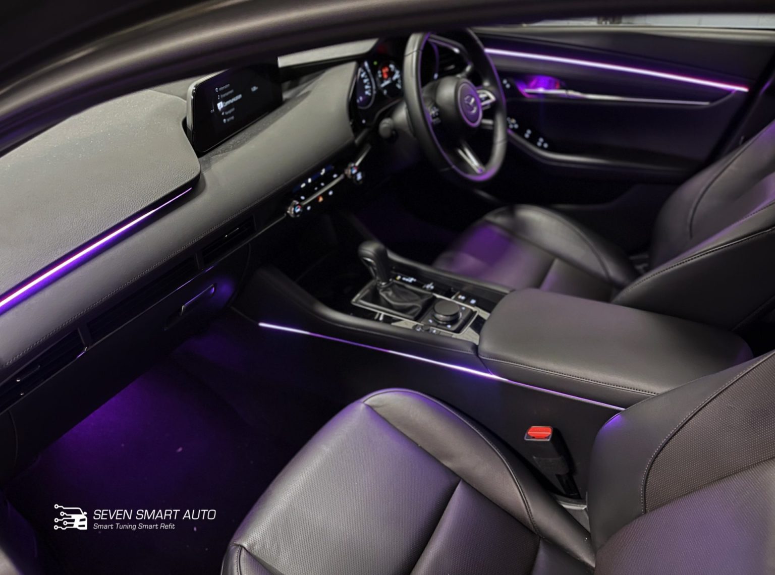 Car Interior Ambient Lighting in Australia | Seven Smart Auto