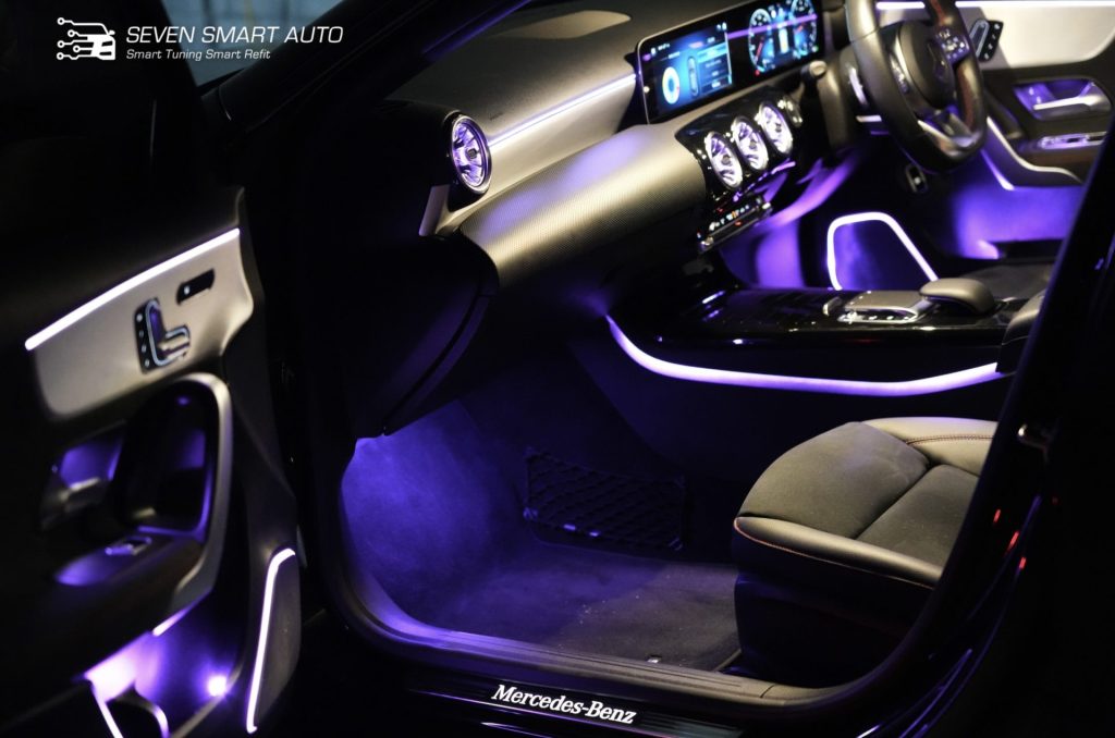 Mercedes A Class W177 Luxury Ambient Lights System Upgrade - Seven ...