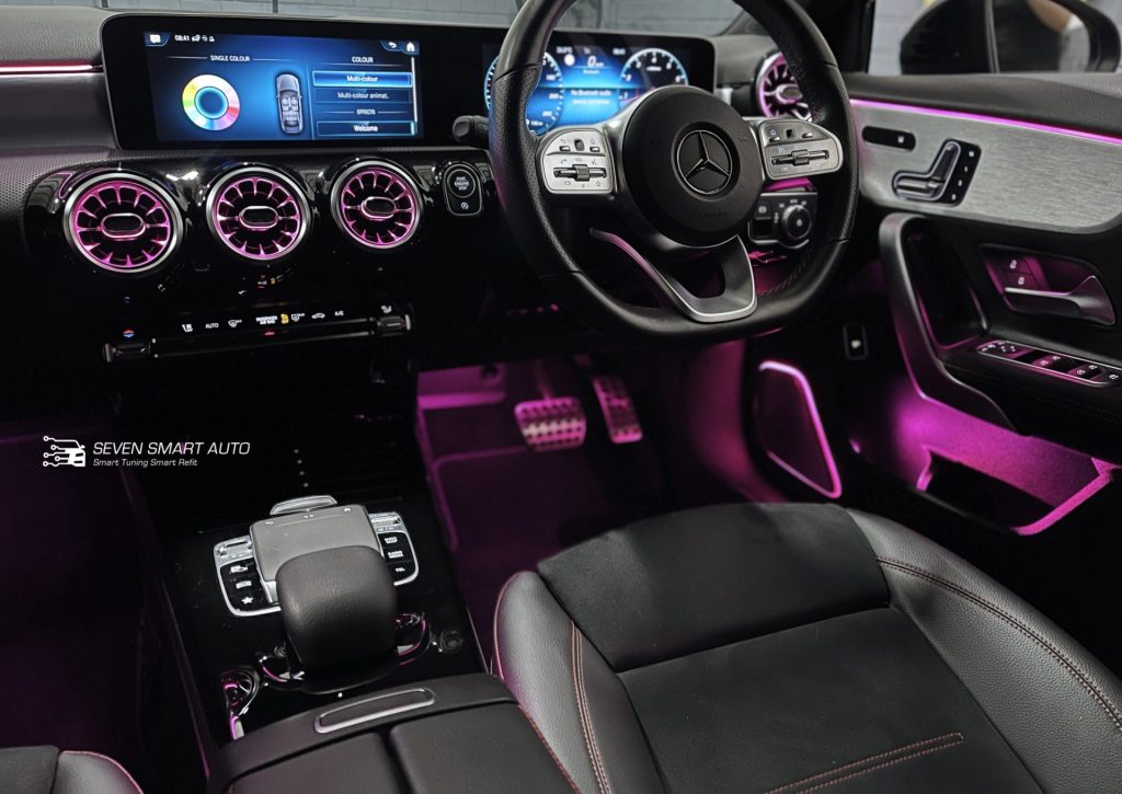 Mercedes A Class W177 Luxury Ambient Lights System Upgrade - Seven ...
