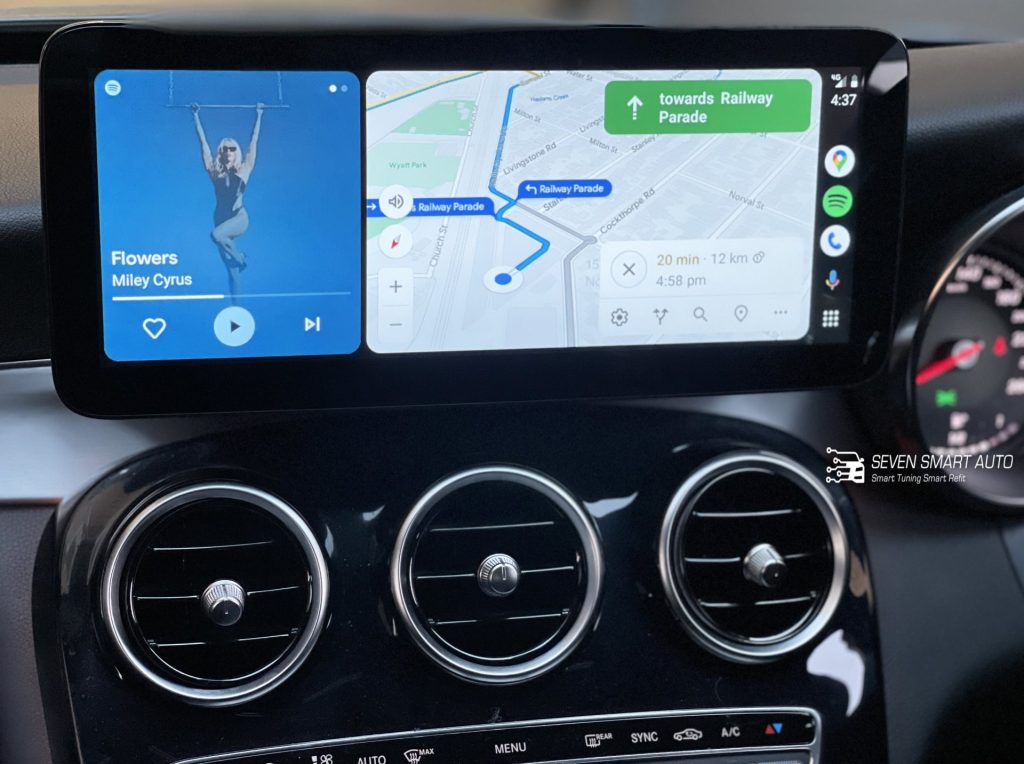 Mercedes C/GLC W205/C253 12.3" Touch Screen CarPlay Android Auto ...