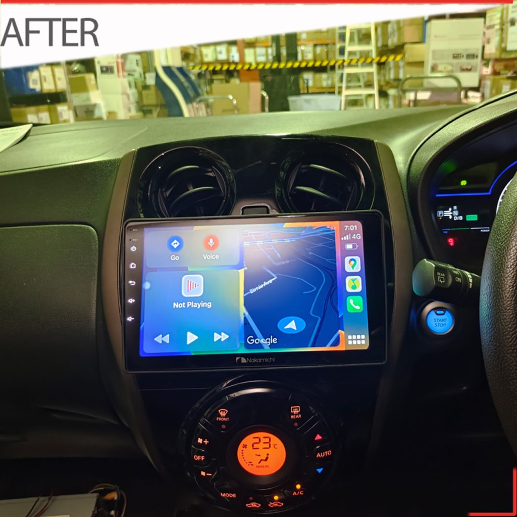 Nakamichi Nissan Note 18-21 CarPlay Android Auto Infotainment System ...