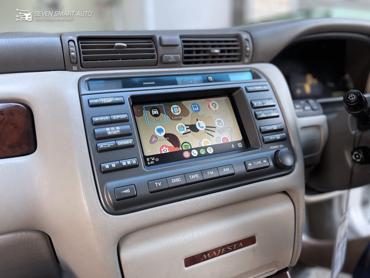 Toyota Crown (11th Gen, JZS171 / JZS175) Wireless CarPlay & Android ...