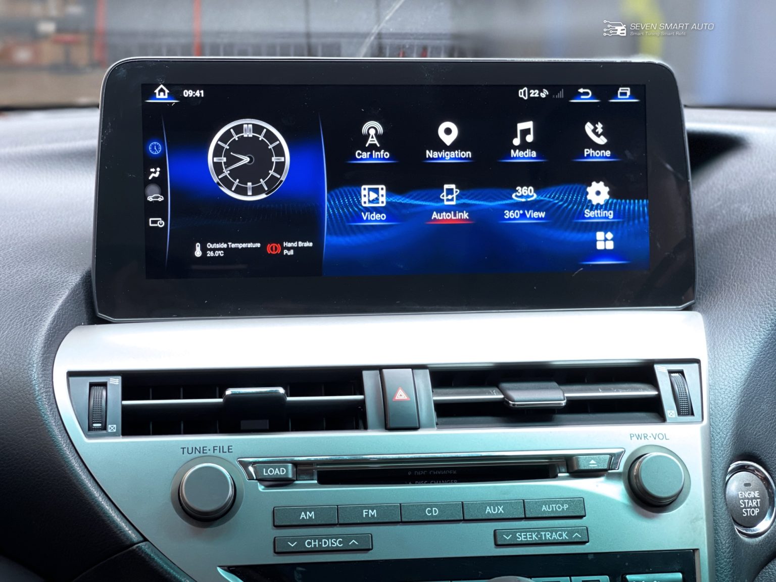 Lexus RX 09-14 12.3" Touch Screen CarPlay Android Auto Infotainment ...